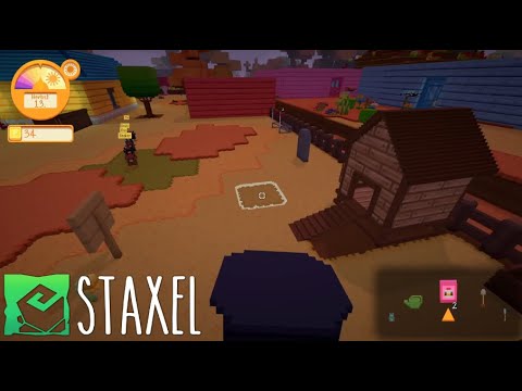 Let´s Play Staxel #03. Die Snackbar hat geöffnet, liebe Hühner. - YouTube