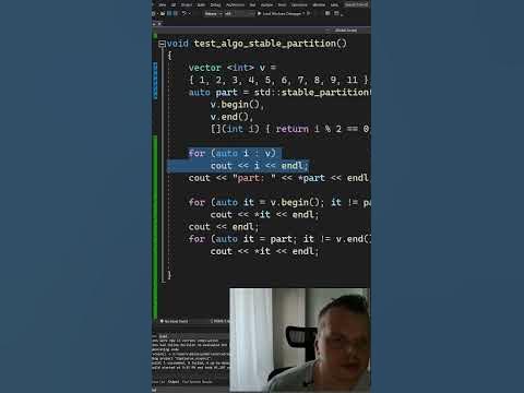 Algo STL - stable_partition - E12 #shorts - YouTube