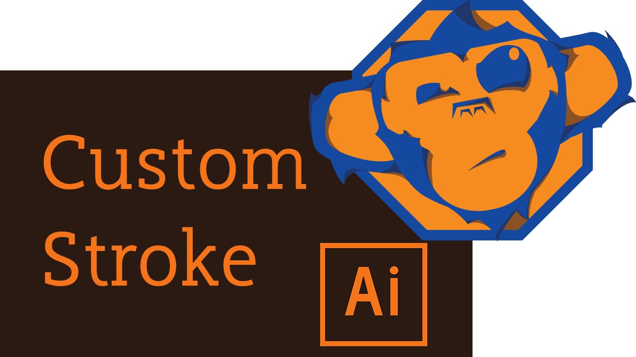 How To Create A Custom Stroke border In Illustrator CC YouTube How To Create A Custom Stroke border In Illustrator CC YouTube