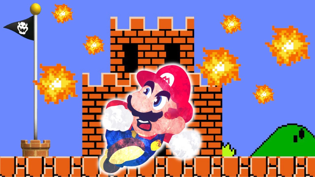 🔥 FUEGOS ARTIFICIALES en SUPER MARIO BROS 👉TRUCO de NES, SNES, GB - YouTube