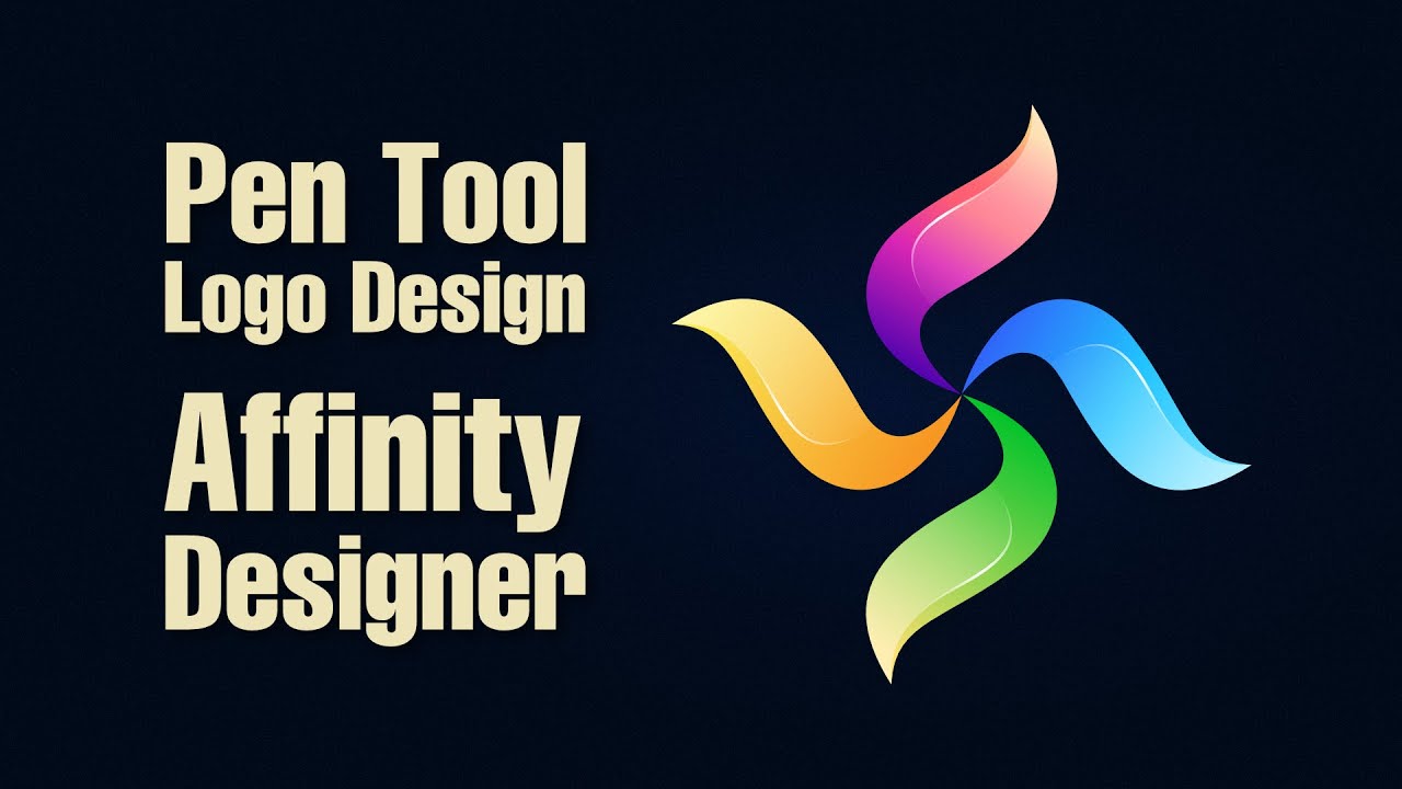 Pen Tool Logo Design Affinity Designer Tutorial - YouTube