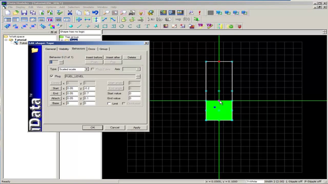 IData Scaled Scale Behavior Tutorial | Embedded Software Displays ...