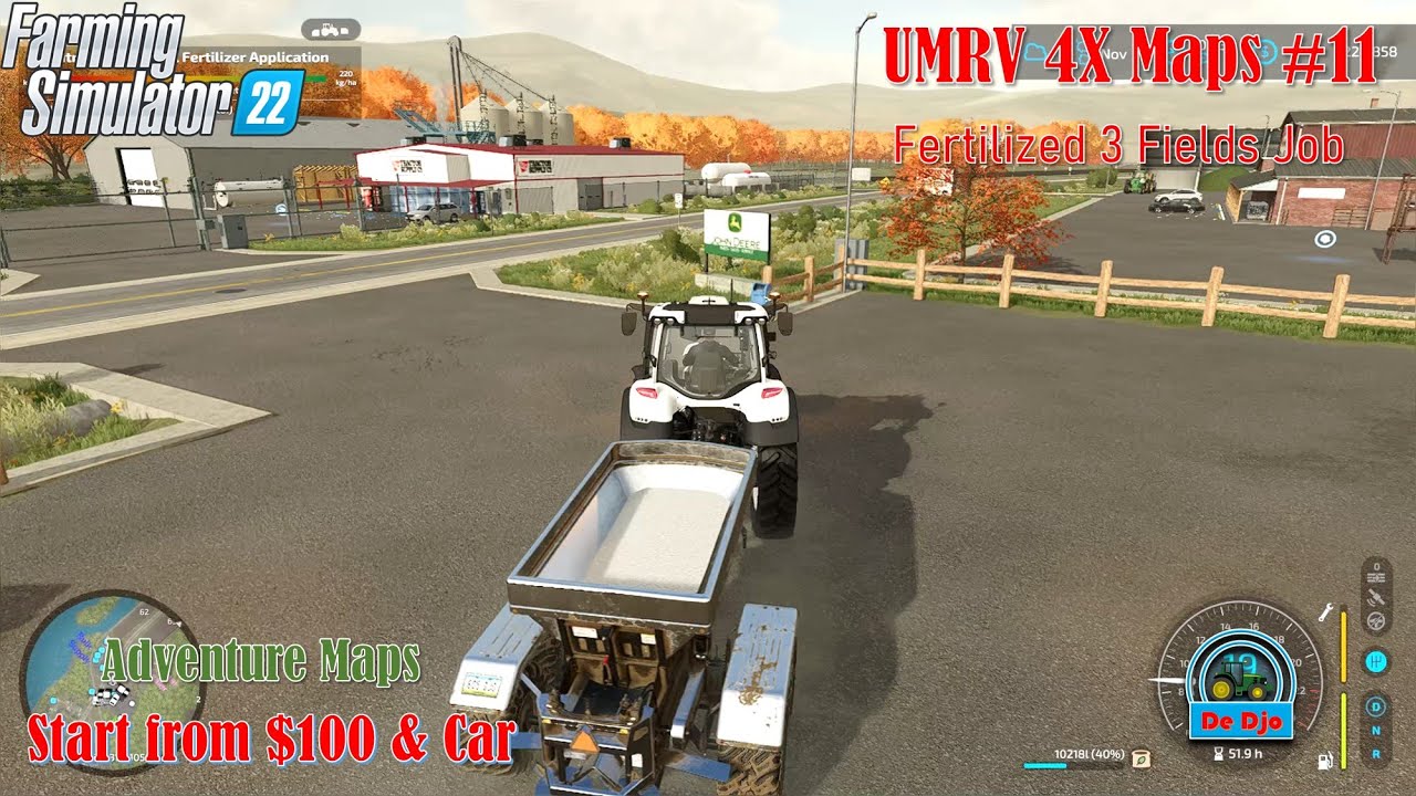 FS22 UMRV || Fertilizer 3 Fields Jobs ||Timelapse eps. 11 - YouTube