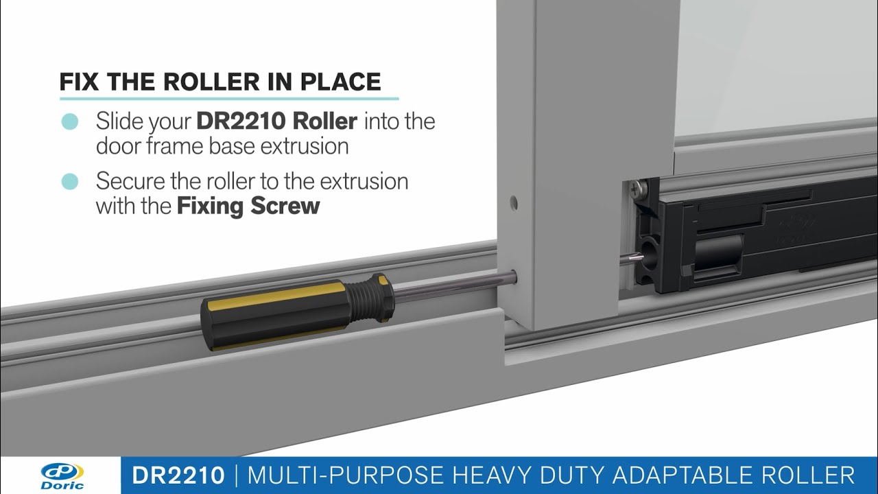 Doric DR2210 Multi-Purpose Heavy Duty Patio Door Roller - YouTube