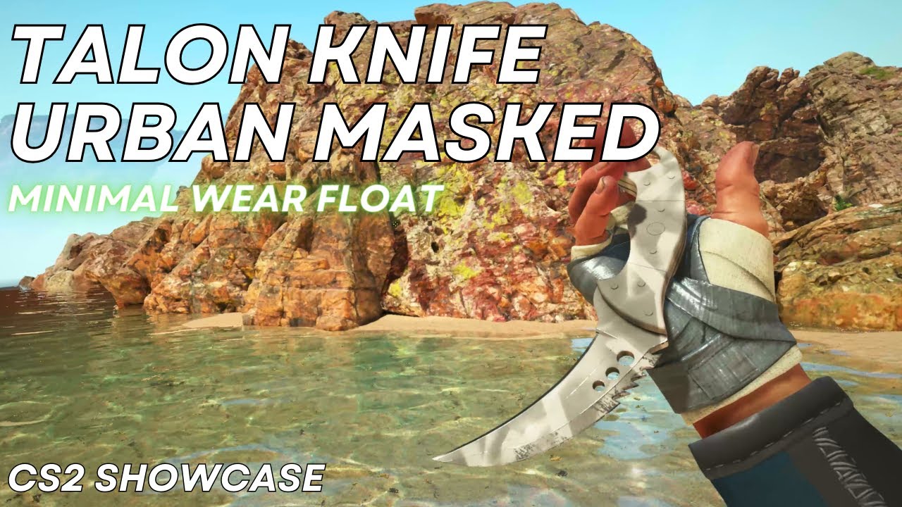 Talon Knife Urban Masked (Minimal Wear) | CS2 Skin Showcase #790 - YouTube