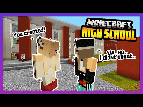 SOMEONE WAS CAUGHT CHEATING AT SCHOOL! - Minecraft High School - YouTube
