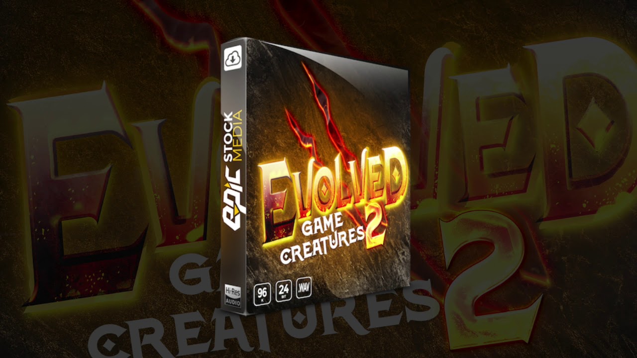 Evolved Game Creatures 2 - Monster Sound Effects Library - YouTube