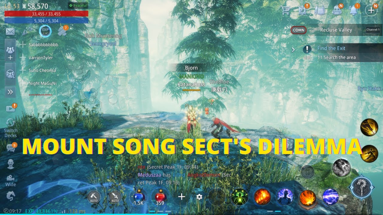 MIR4 - Mount Song Sect's Dilemma - Find the Craftsman's Statue - YouTube