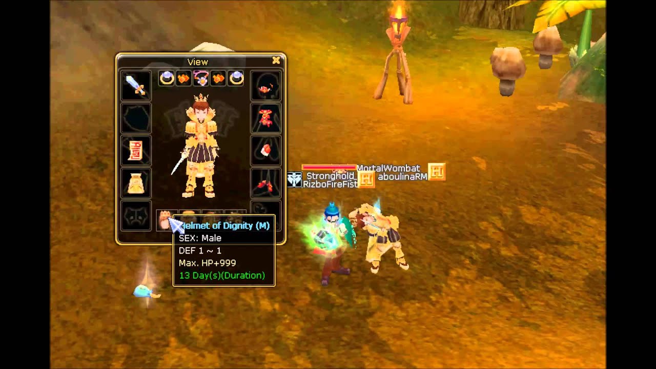 Flyff Lord dignity set - YouTube