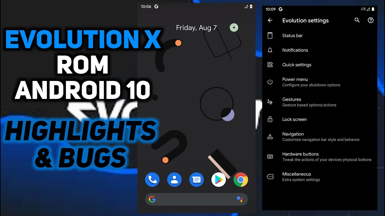TREBLE GSI CUSTOM ROM EVOLUTION X V3.0 ANDROID 10 - HIGHLIGHTS & BUGS ...