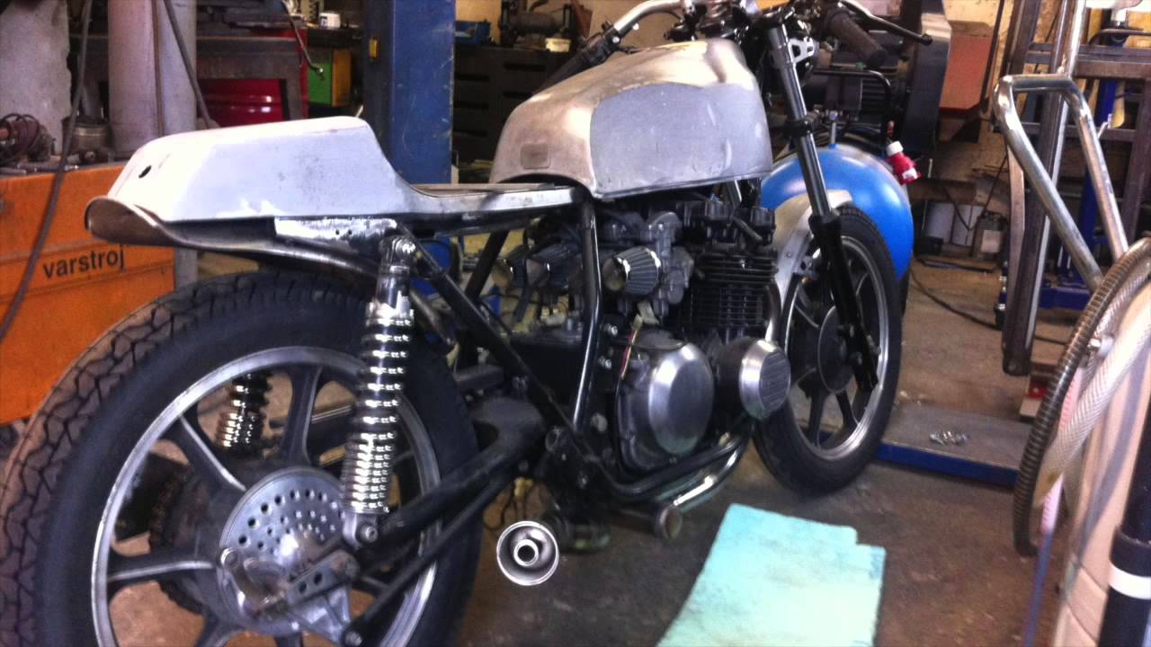 PROJECT - CAFE RACER Kawasaki Z400J START - FINISH - YouTube