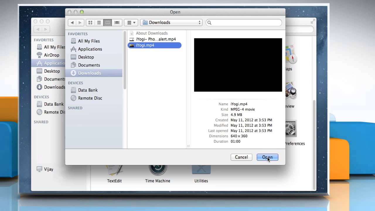 How to view information about a movie or video in QuickTime® Player 10 ...
