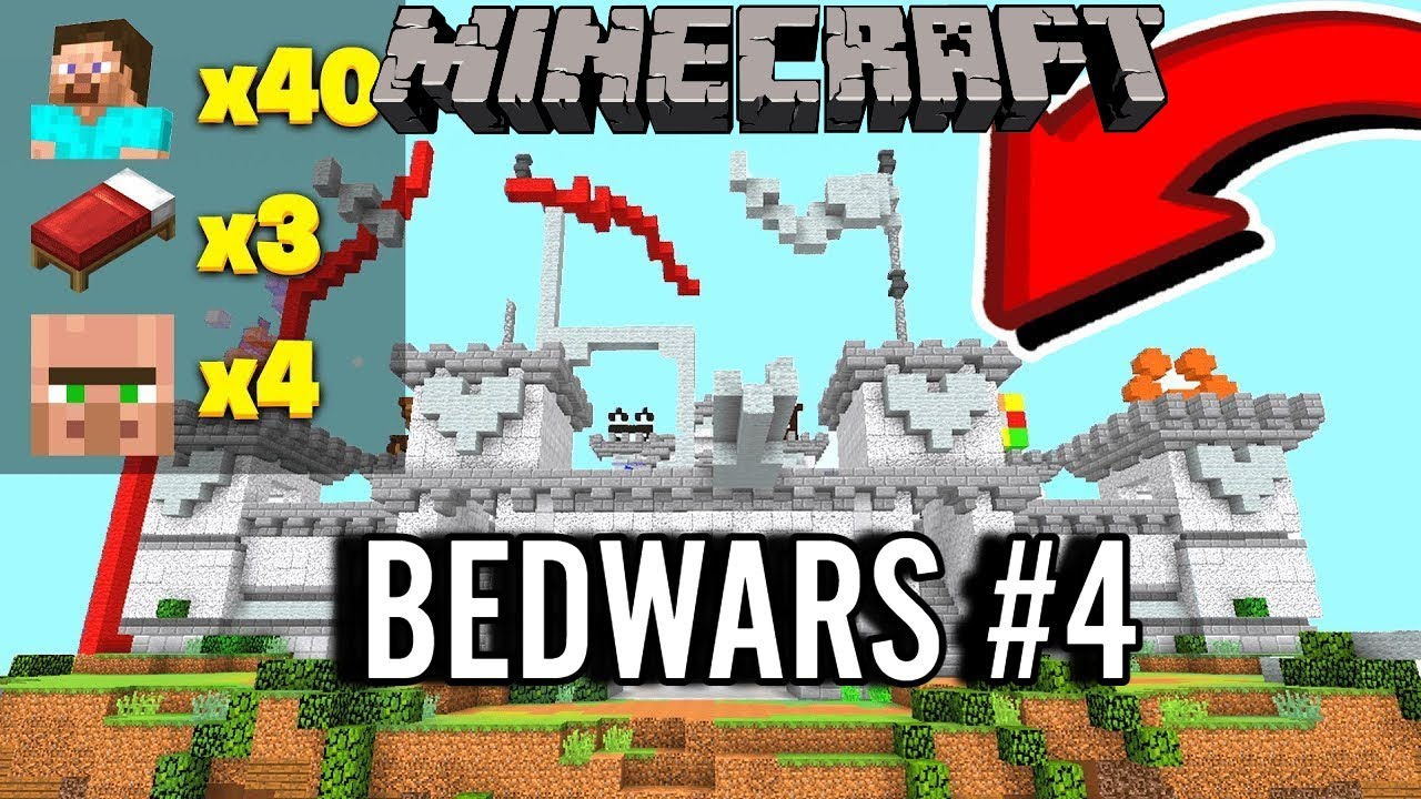 ОСАДА ЗАМКА! BedWars #4 Minecraft Bedwars - YouTube