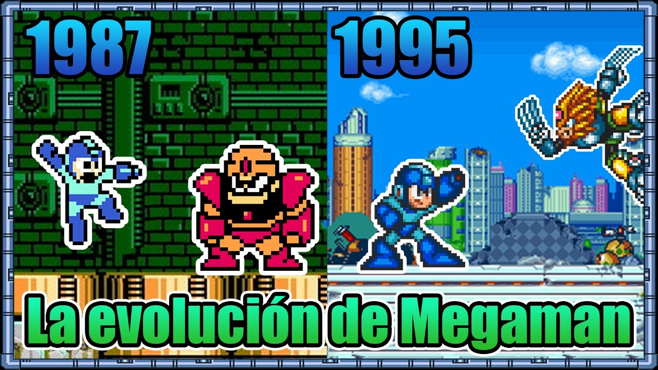 LA EVOLUCION de MEGA MAN (SAGA CLASICA) - PARTE 1 - NANKO - YouTube