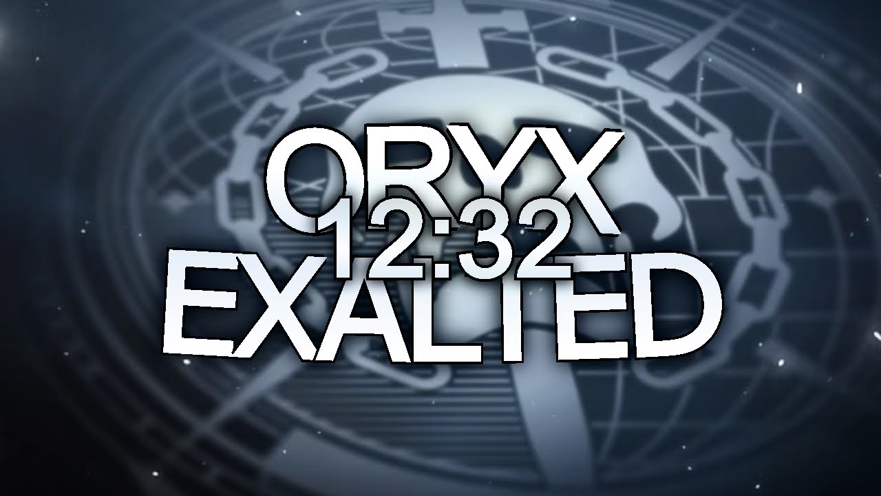 The Pantheon: Oryx Exalted in 12:32! (World Record) - YouTube