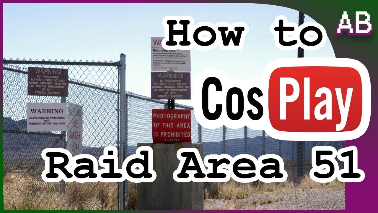 How To Cosplay ... at the Area 51 Riad - YouTube