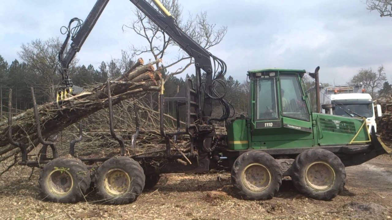 Porteur TIMBERJACK 1110 - YouTube