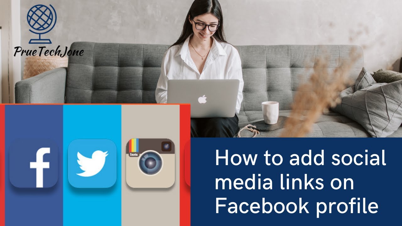 How to add social media links on Facebook profile - 2020 - YouTube