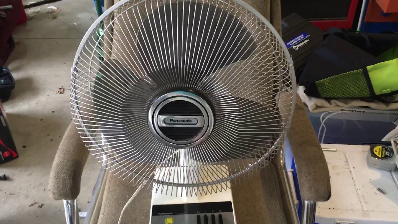 Panasonic 16 inch oscillating table fan - YouTube