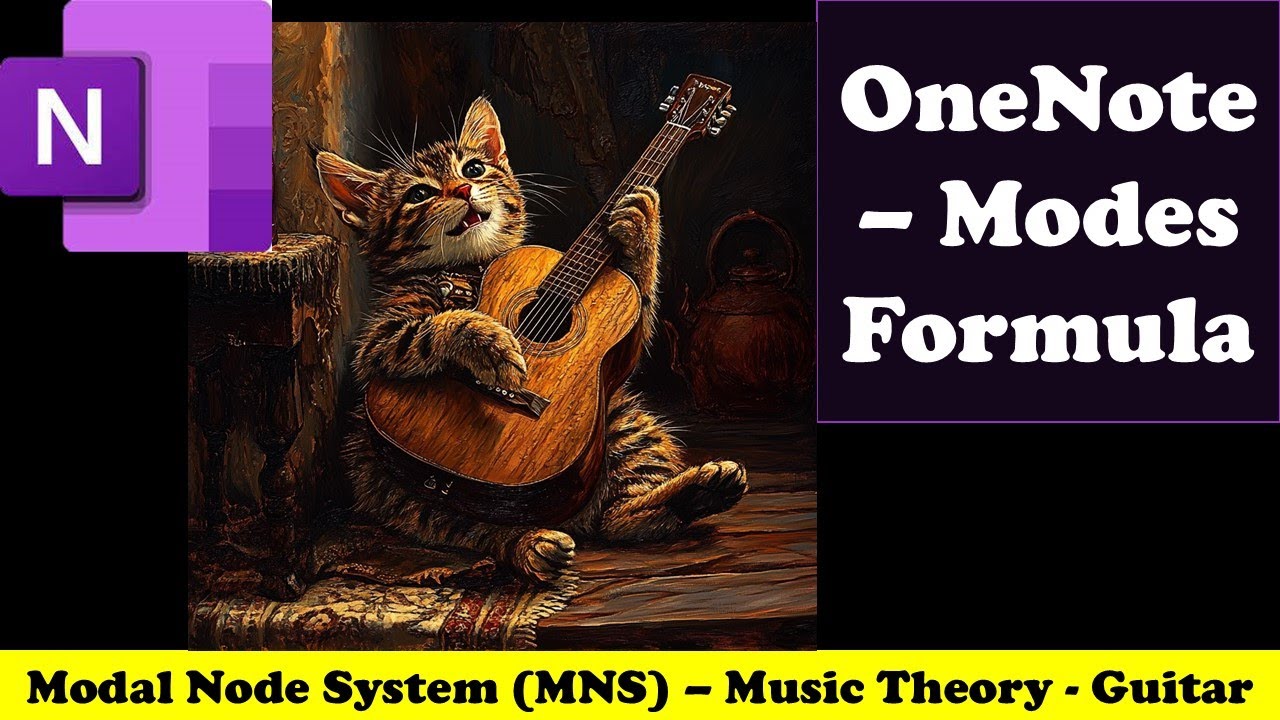 OneNote Modes Formula 1134 Music Theory - Guitar - YouTube