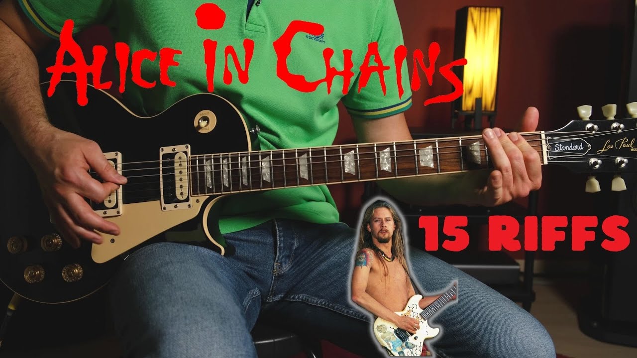 ALICE IN CHAINS - 15 RIFFS - YouTube