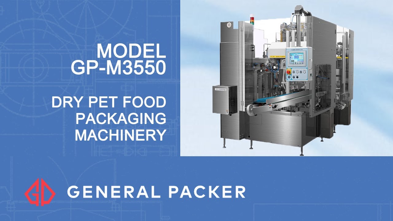 Traveling Funnels Rotary Automatic Packaging Machine GP-M3550 - YouTube