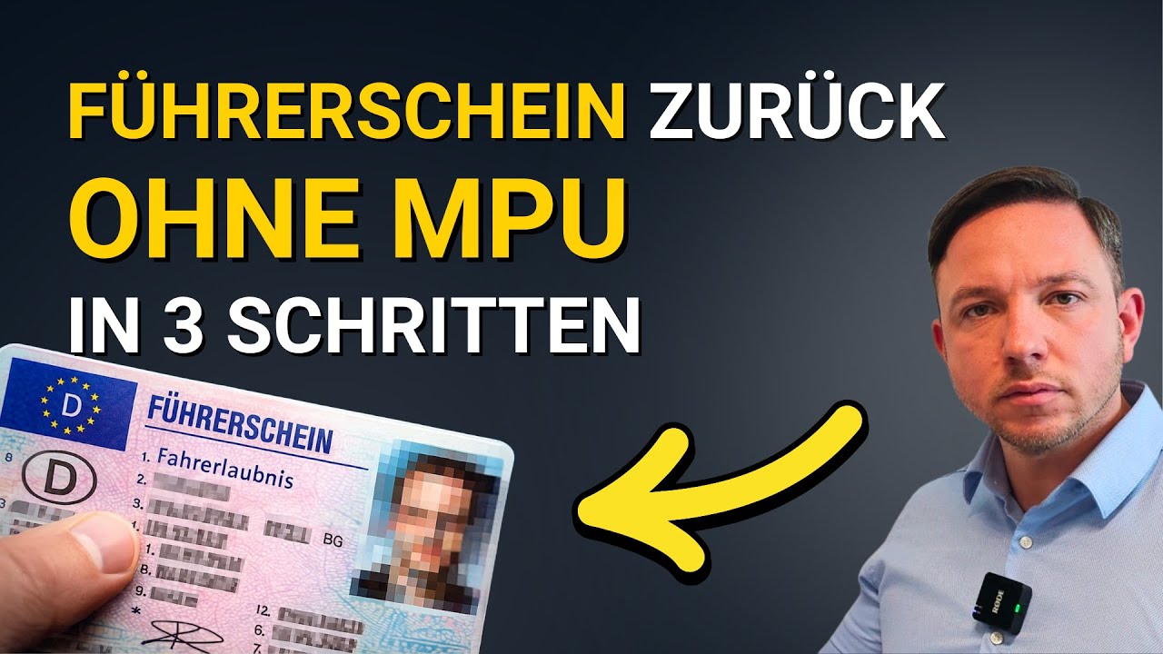 Führerschein Zurück Ohne Mpu Neues Gesetz