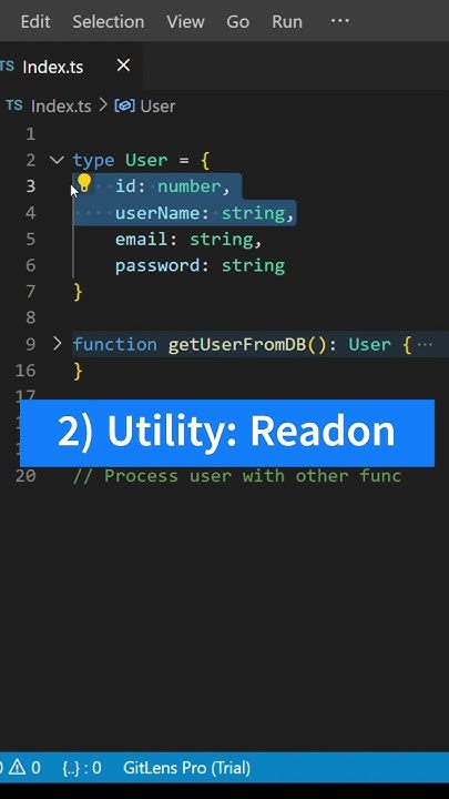 Creating perfect type for entity with Typescript Utilities | Node JS | #typescript #nodejs # ...