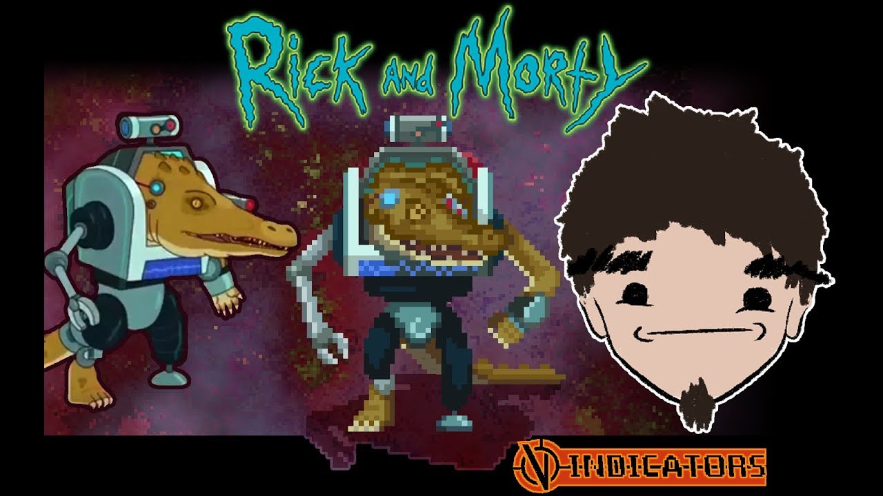 Art: Pixel Character - The Vindicators Crocubot || Rick and Morty # ...