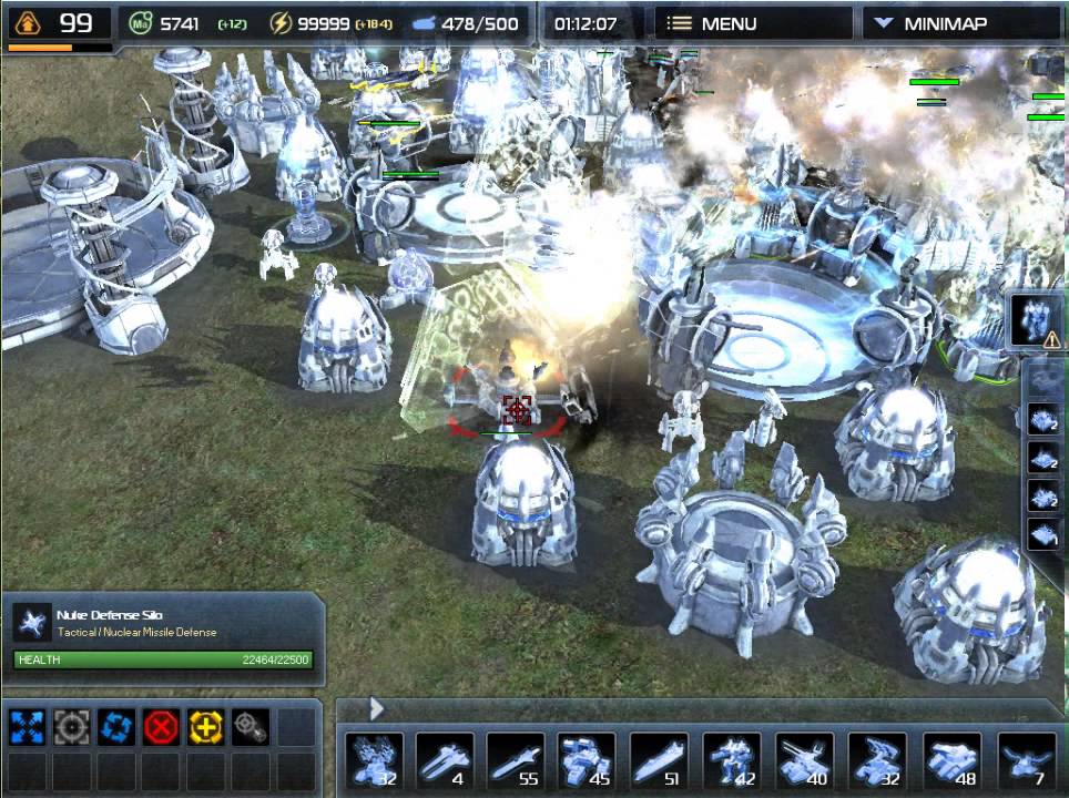 Supreme Commander 2 Nukes Launch - YouTube