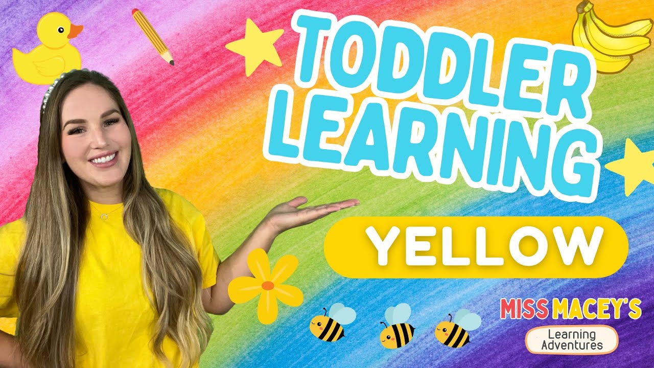Baby and Toddler: Learn About YELLOW! 🌟 Spelling, Sign Language ...