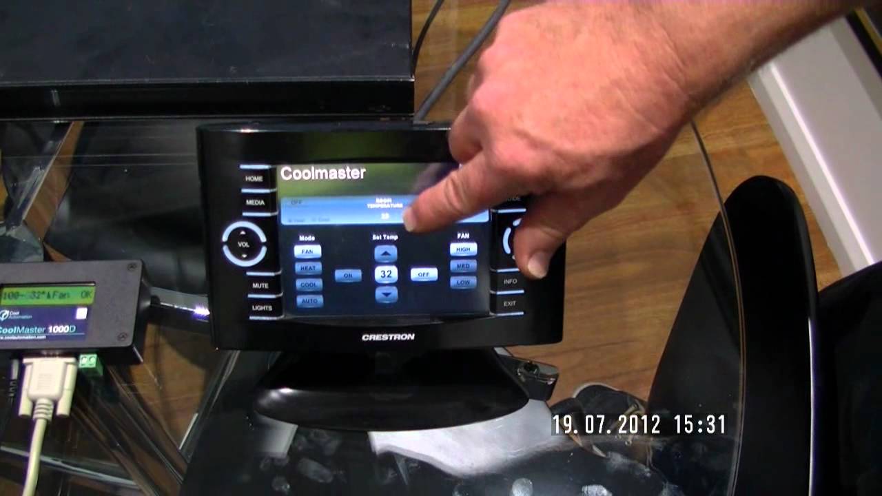 Coolmaster 1000D Air Conditioning Control - YouTube