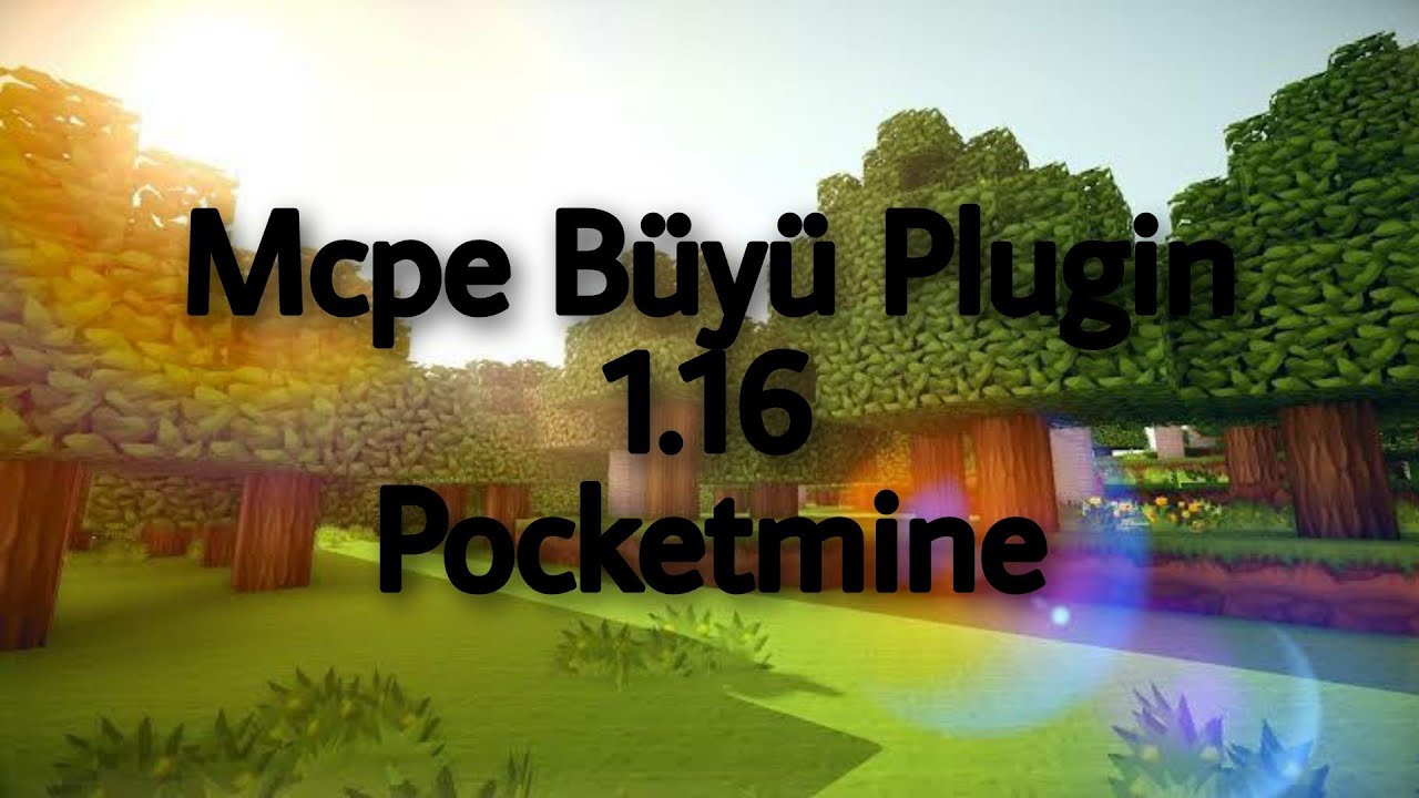 Mcpe Büyü Plugin Pocketmine 1.16 - YouTube