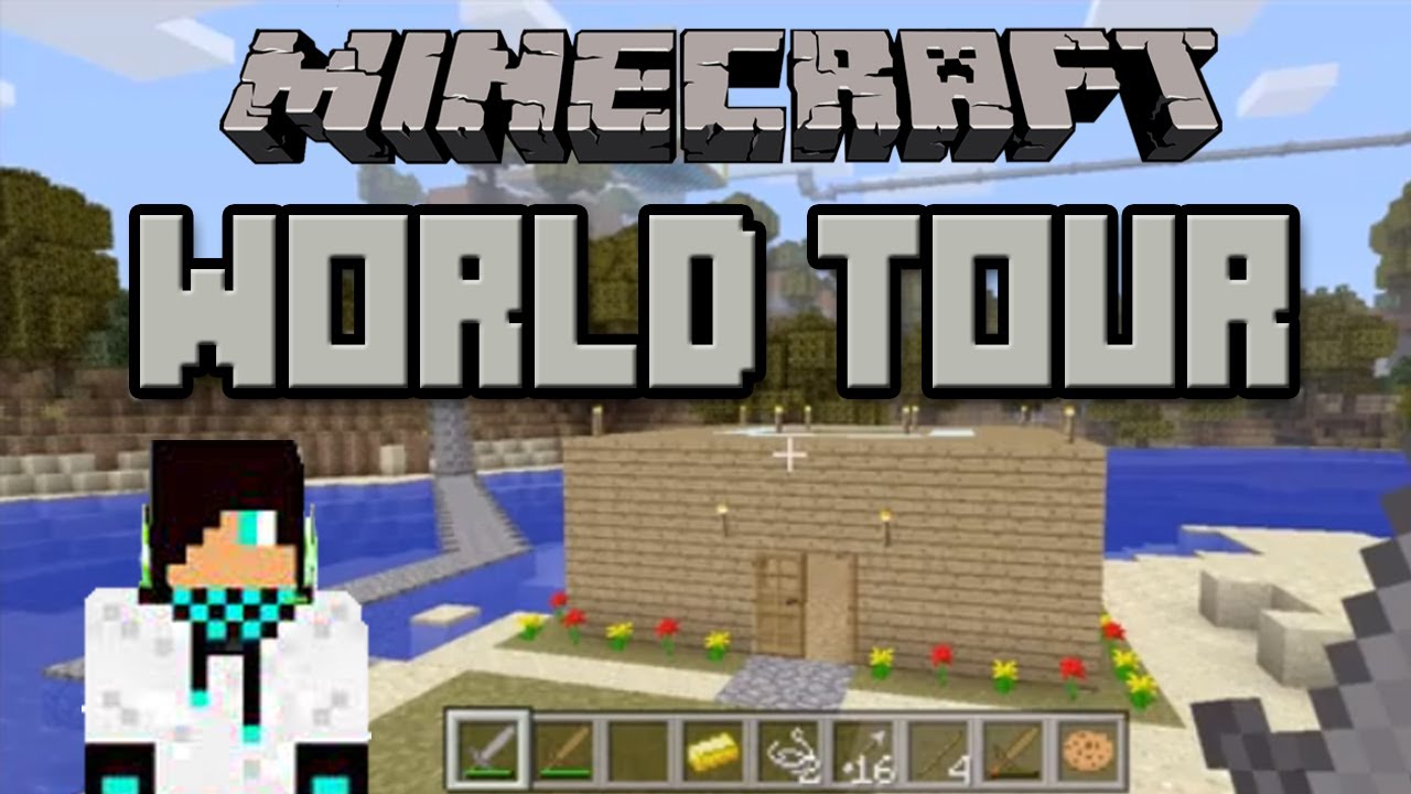 A Tour Of My First Minecraft Xbox 360 World - YouTube