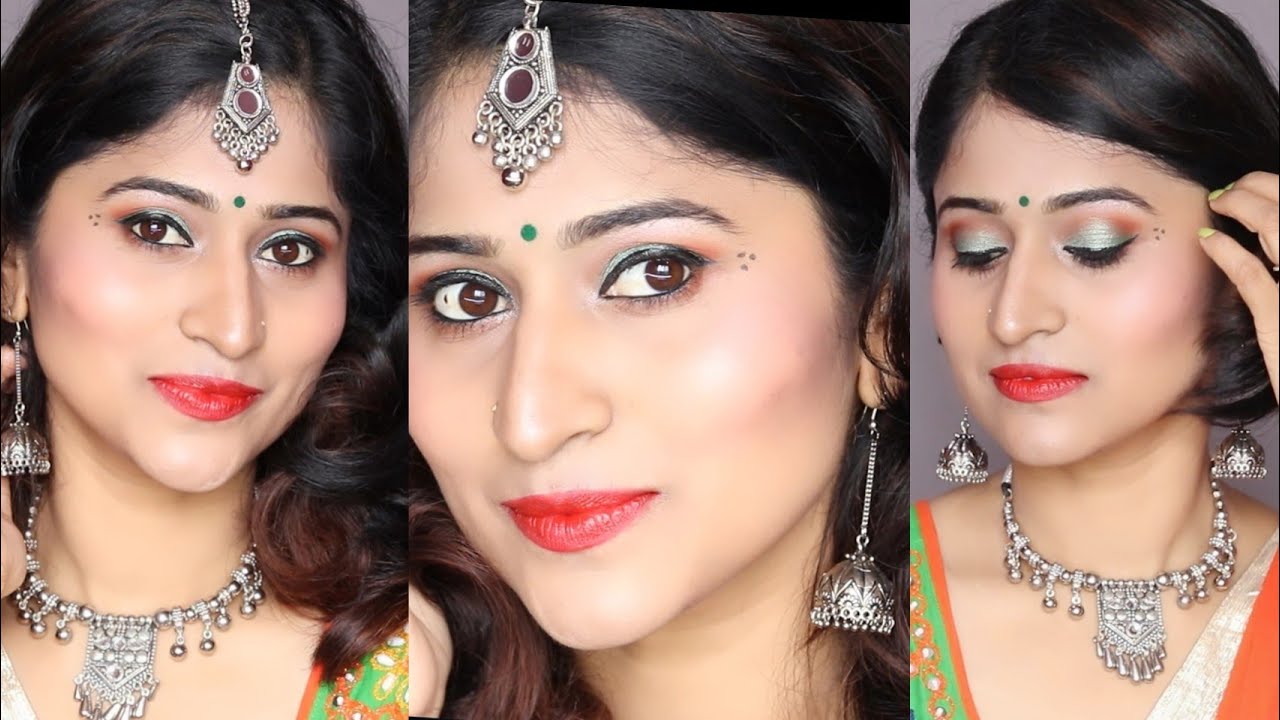 गरबा आणि दांडिया साठी करा Sweat Proof Makeup - नवरात्री 2019 | Navratri ...