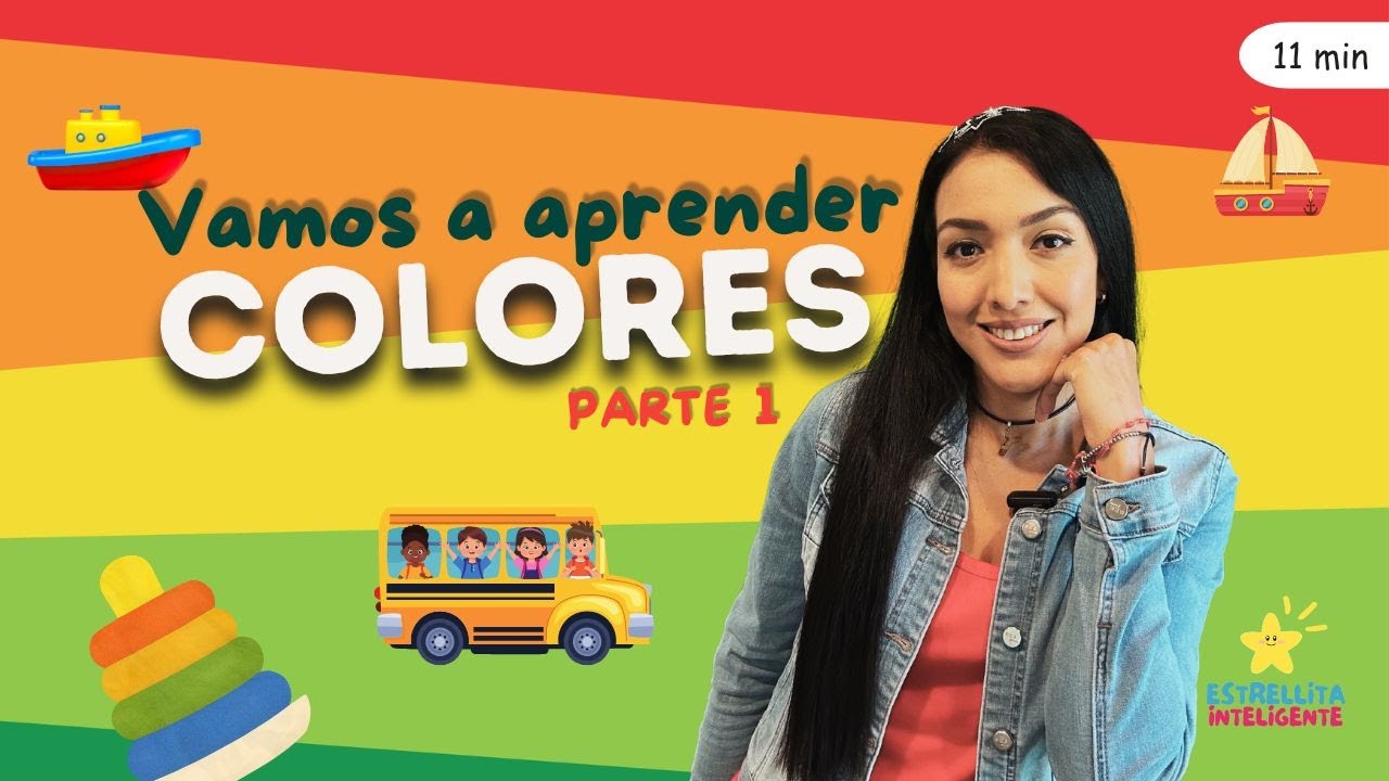 APRENDE LOS COLORES DE UNA FORMA DIVERTIDA- learning colors - YouTube