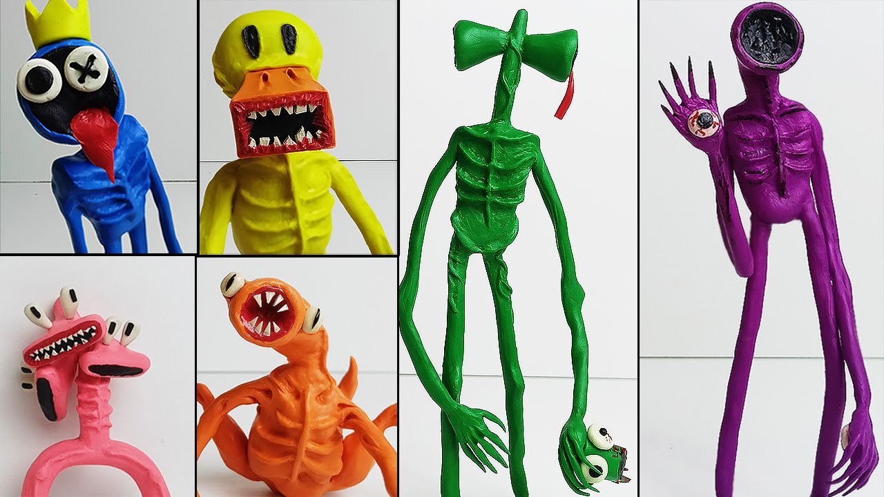 ALL Siren Head with clay from ALL Rainbow Friends / Trevor Henderson ...