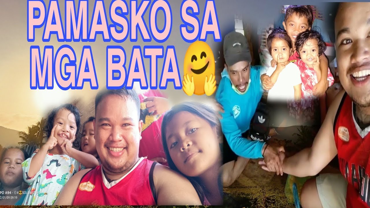 ANG SAYA NG MGA BATA .NAMIGAY NG PAMASKO SI NINONG👮🏍️ - YouTube