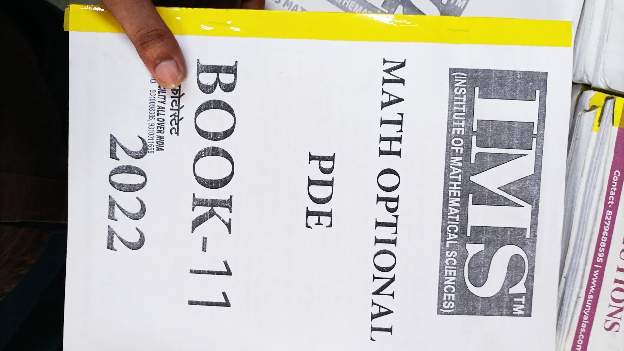 ims math notes 2024update #education #upsc 9582203898 - YouTube