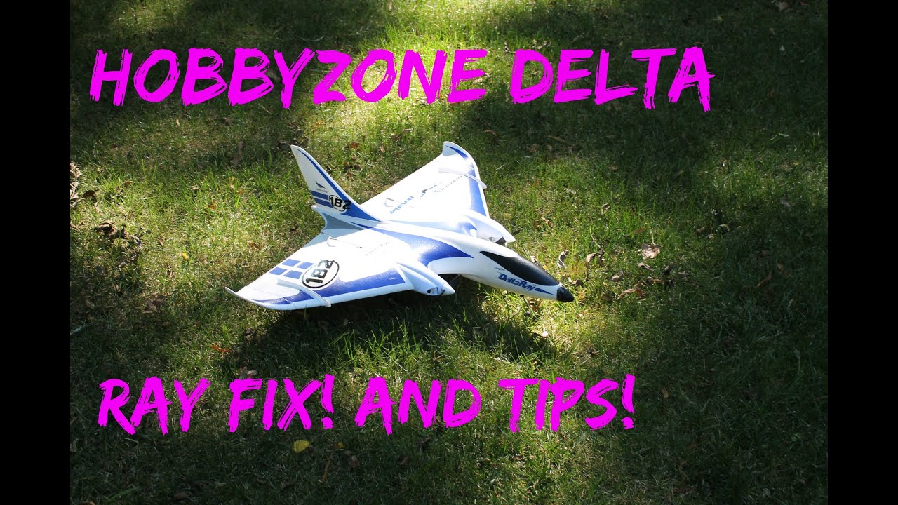 Radioflite: Hobbyzone Delta Ray Fix - YouTube