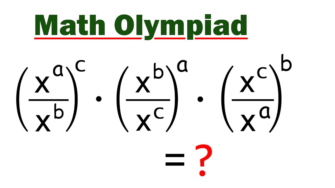Math Olympiad | A Beautiful Exponential Problem | Grade 8 | VIJAY Maths ...