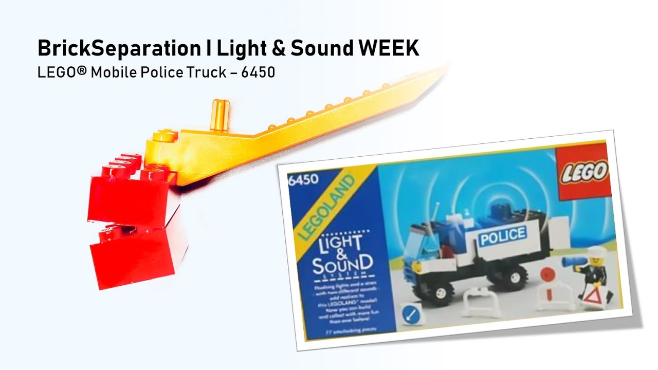 BrickSeparation l LEGO® Mobile Police Truck - 6450 - YouTube