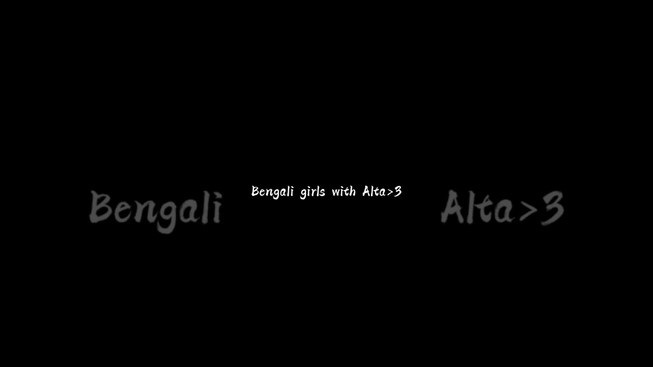 Bengali girls on alta || being a Bengali meye || Bengali traditional ...