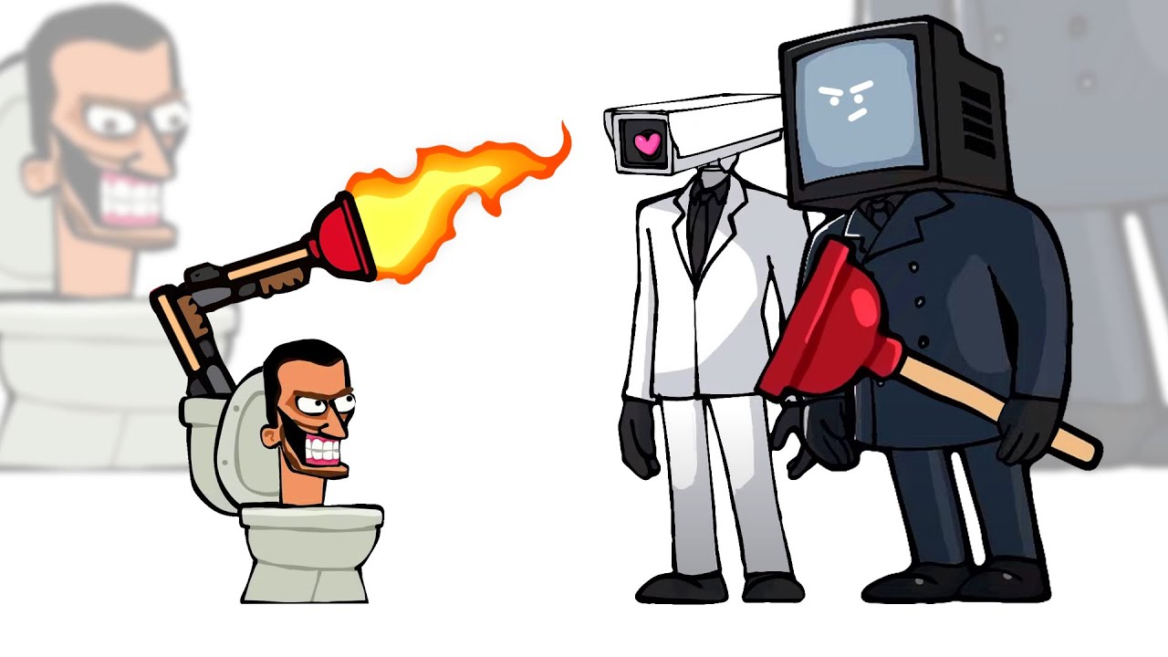 Skibidi Toilet VS TV Man And Cameraman Skibidi Toilet Animation - YouTube