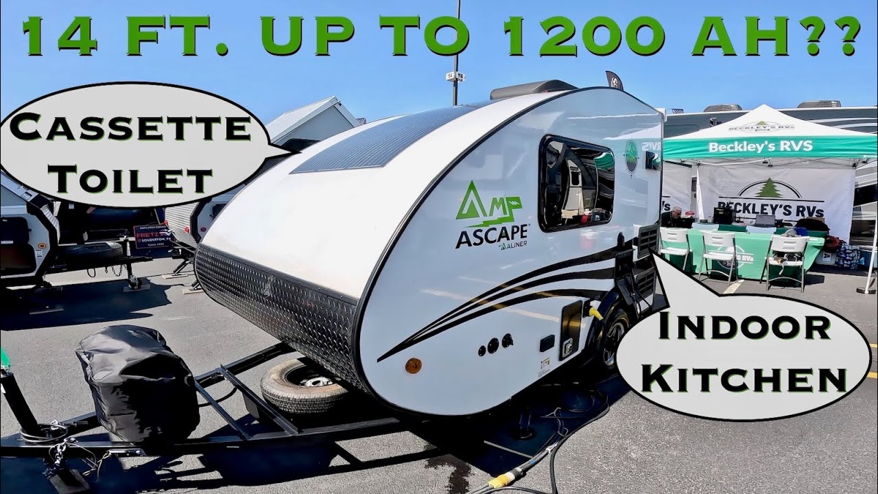 Aliner Ascape Amp | Teardrop Travel Trailer RV with Big Features in a ...