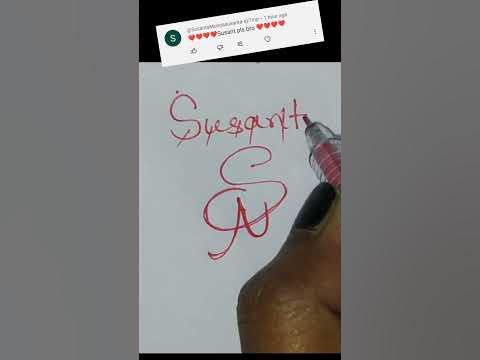 Susanta Name logo design/Comment your Name #nameart #namelogo #viral #trending #art #logodesign ...
