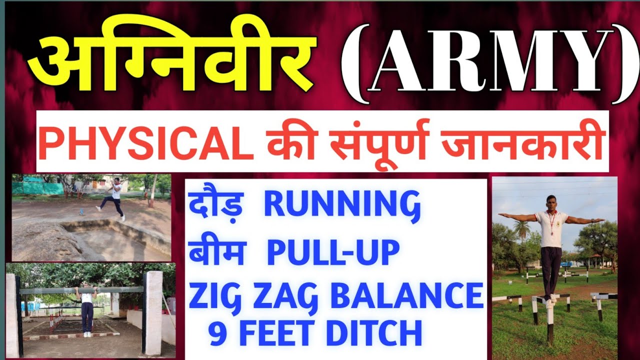 🔥 फिजिकल में क्या क्या होगा? Agniveer Army Physical Test Details ...
