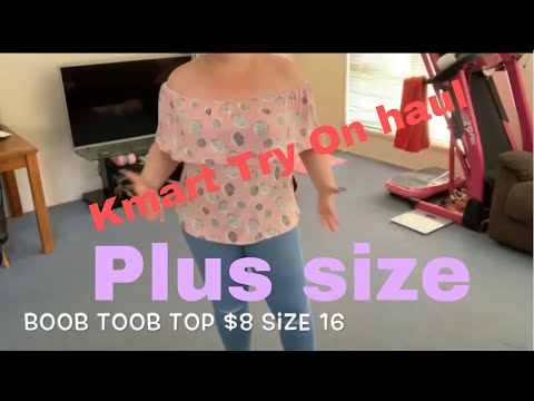 Kmart Plus Size Try On Haul Australia - YouTube