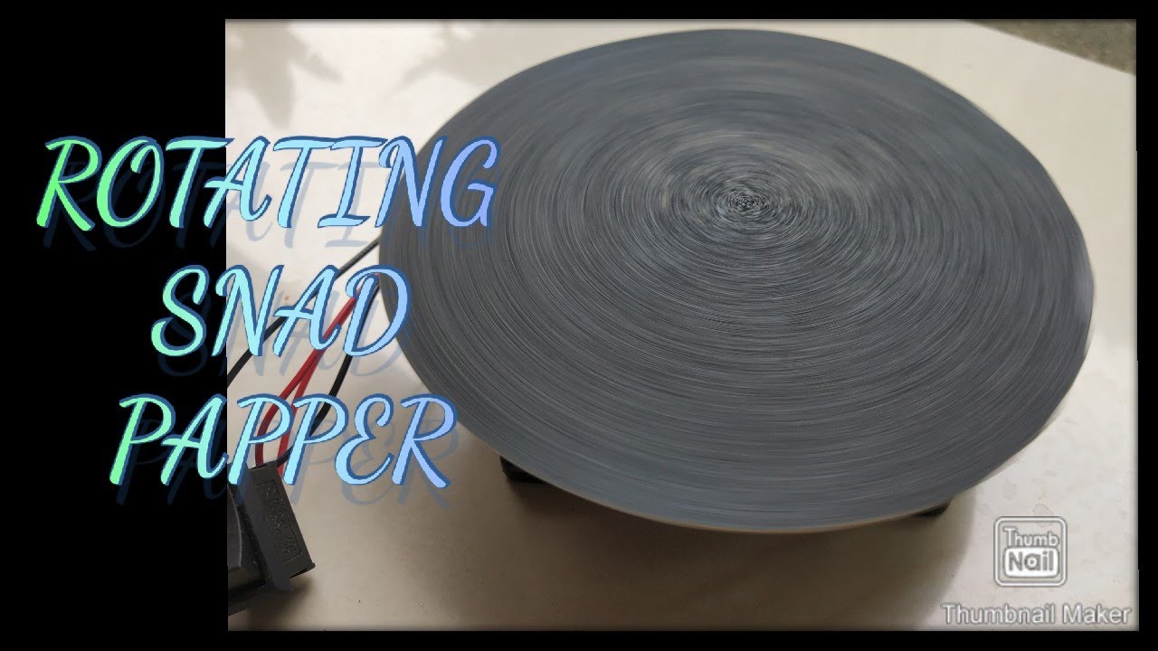 ROTATING SAND PAPPER | 5 Minute Experiment | Fun experiment | - YouTube
