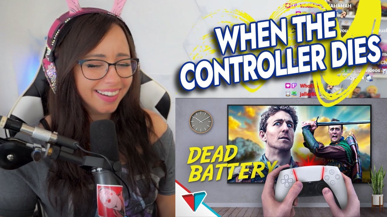 Bunny REACTS to When the controller dies in combat 😂 - YouTube